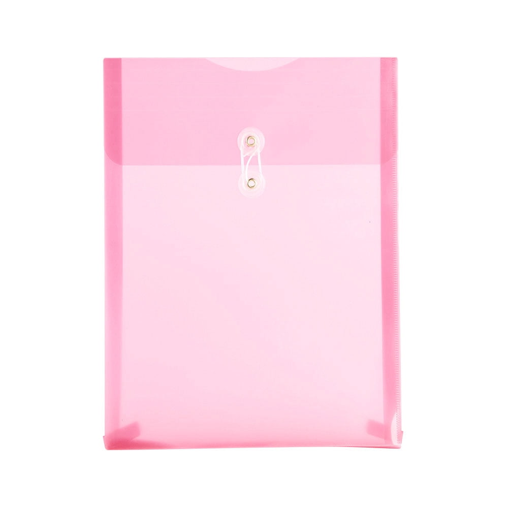 Filexec Button & String Poly Envelope, Red - Walmart.com