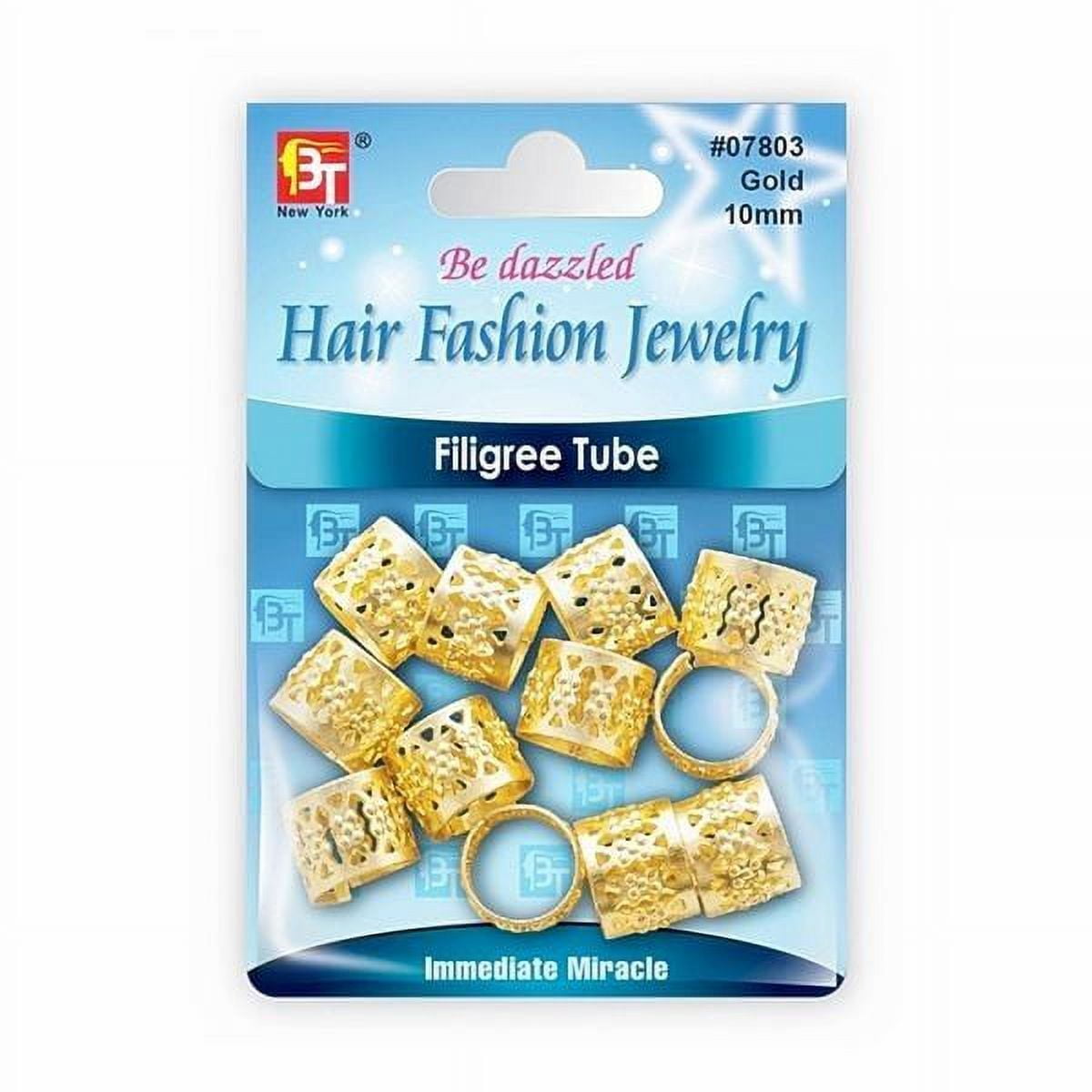 Filigree Braid Tube Gold 10mm - 2pk - Walmart.com