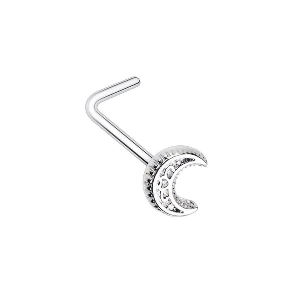 Filigree Moon L-Shape Nose Ring - Walmart.com