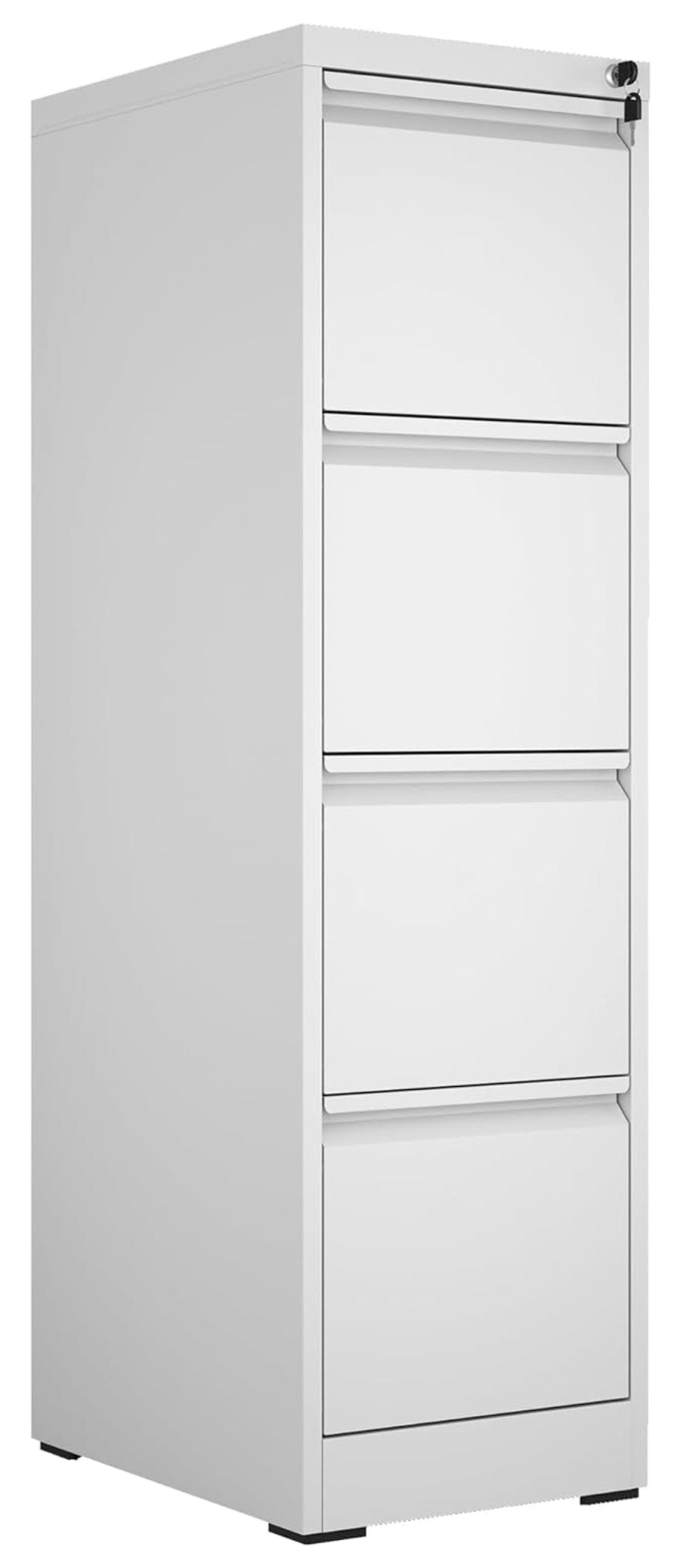 Filing Cabinet 4 Drawer Heavy Duty Large Filing Cabinet Metal Office ...