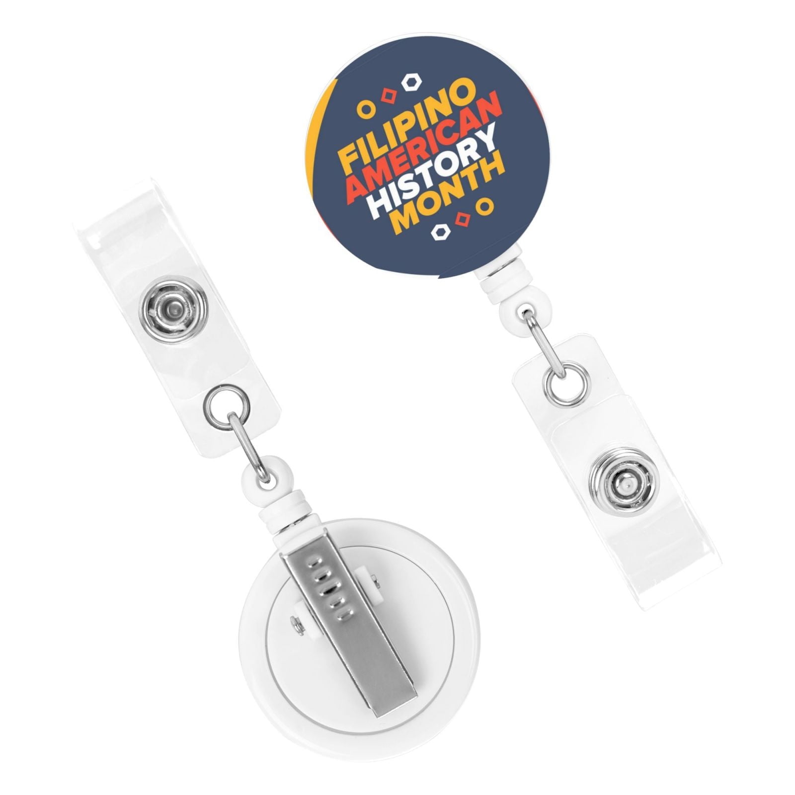 Filipino American Heritage Month Badge Reel Retractable Badge Clip Id ...