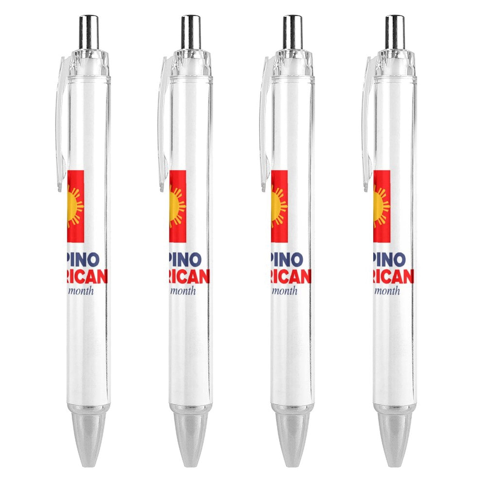 Filipino American Heritage Month Ballpoint Pen Retractable Pens Black ...