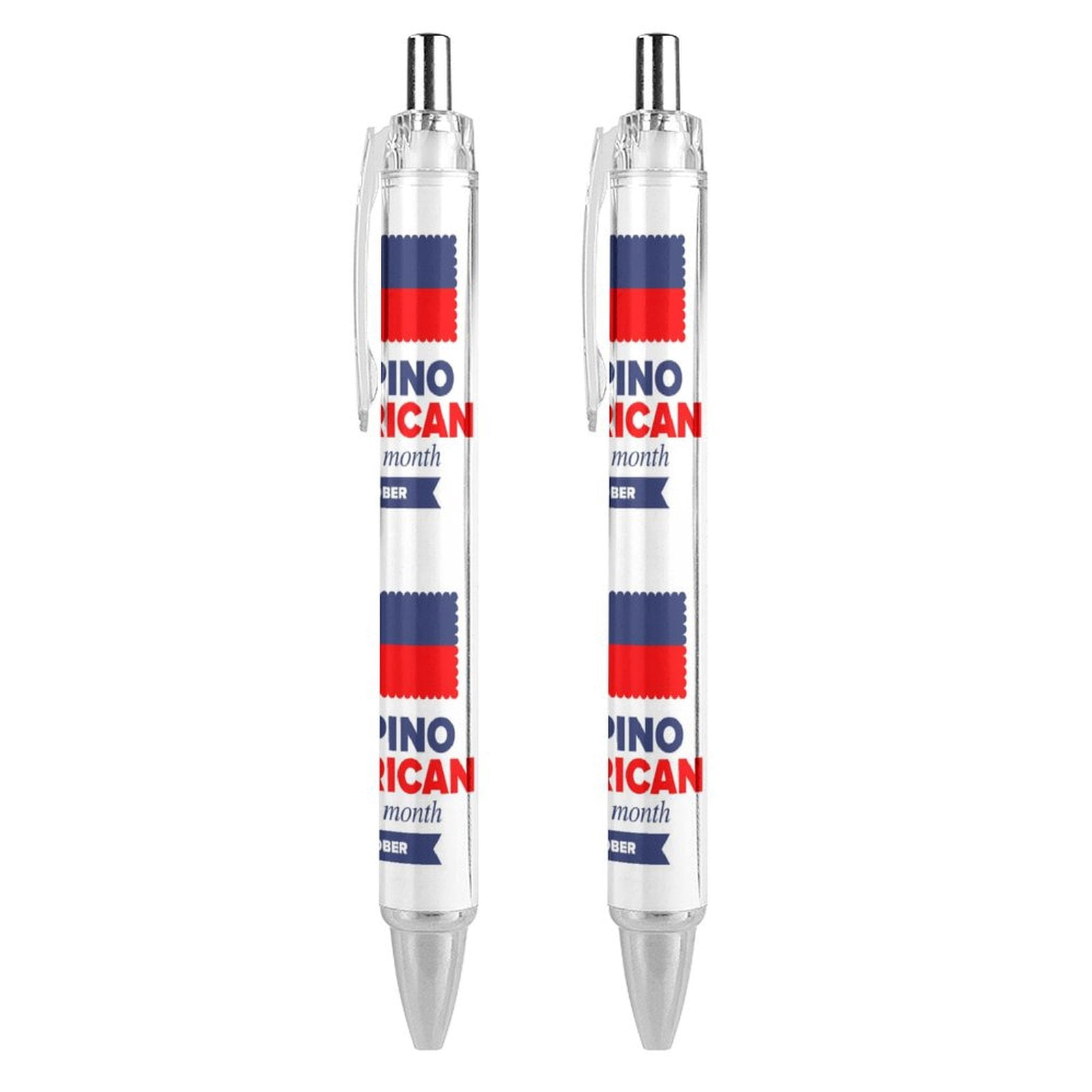 Filipino American Heritage Month Ballpoint Pen Retractable Pens Black ...