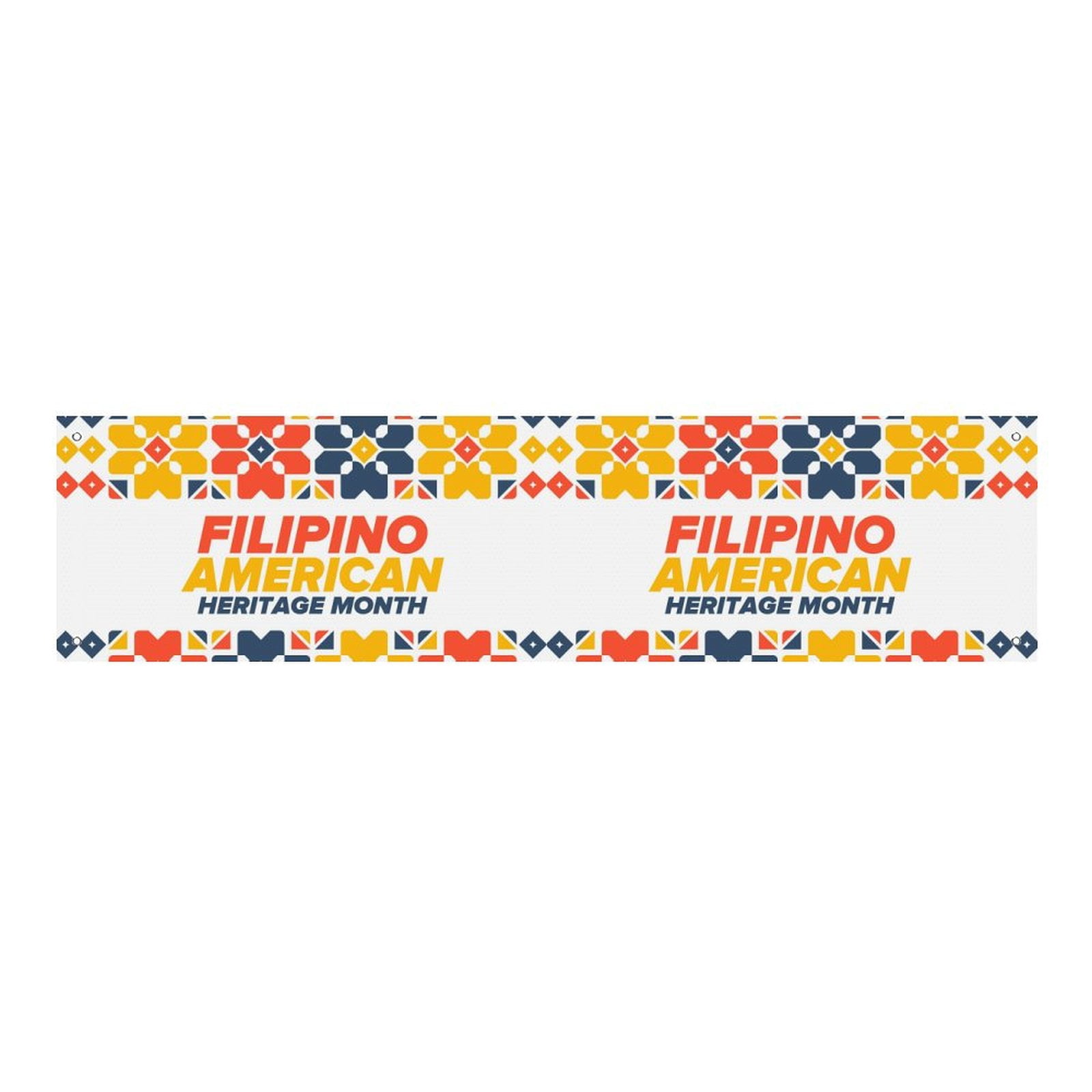 Filipino American Heritage Month Banners Flag Hanging Backdrop Sign ...