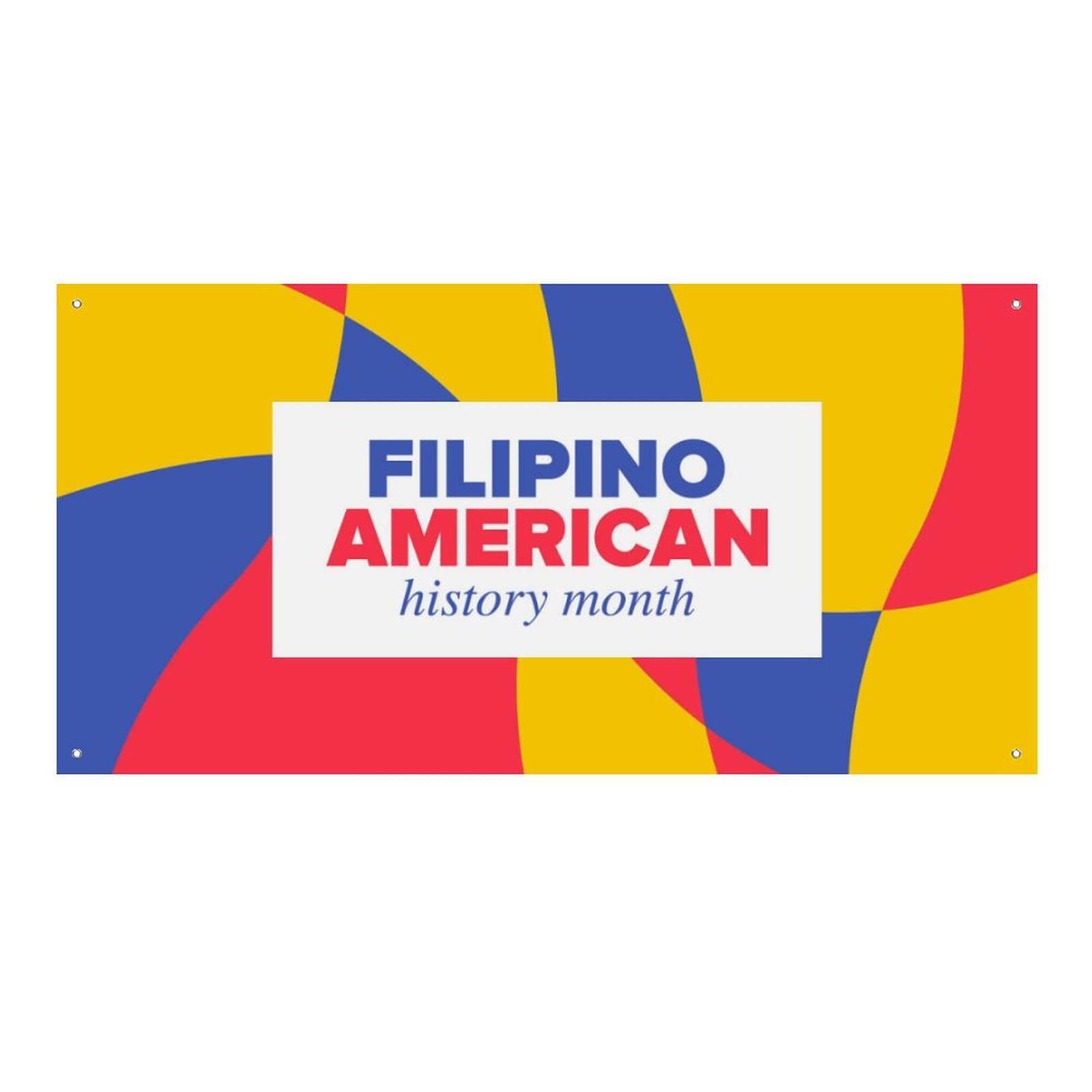 Filipino American Heritage Month Banners Flag Hanging Backdrop Sign ...