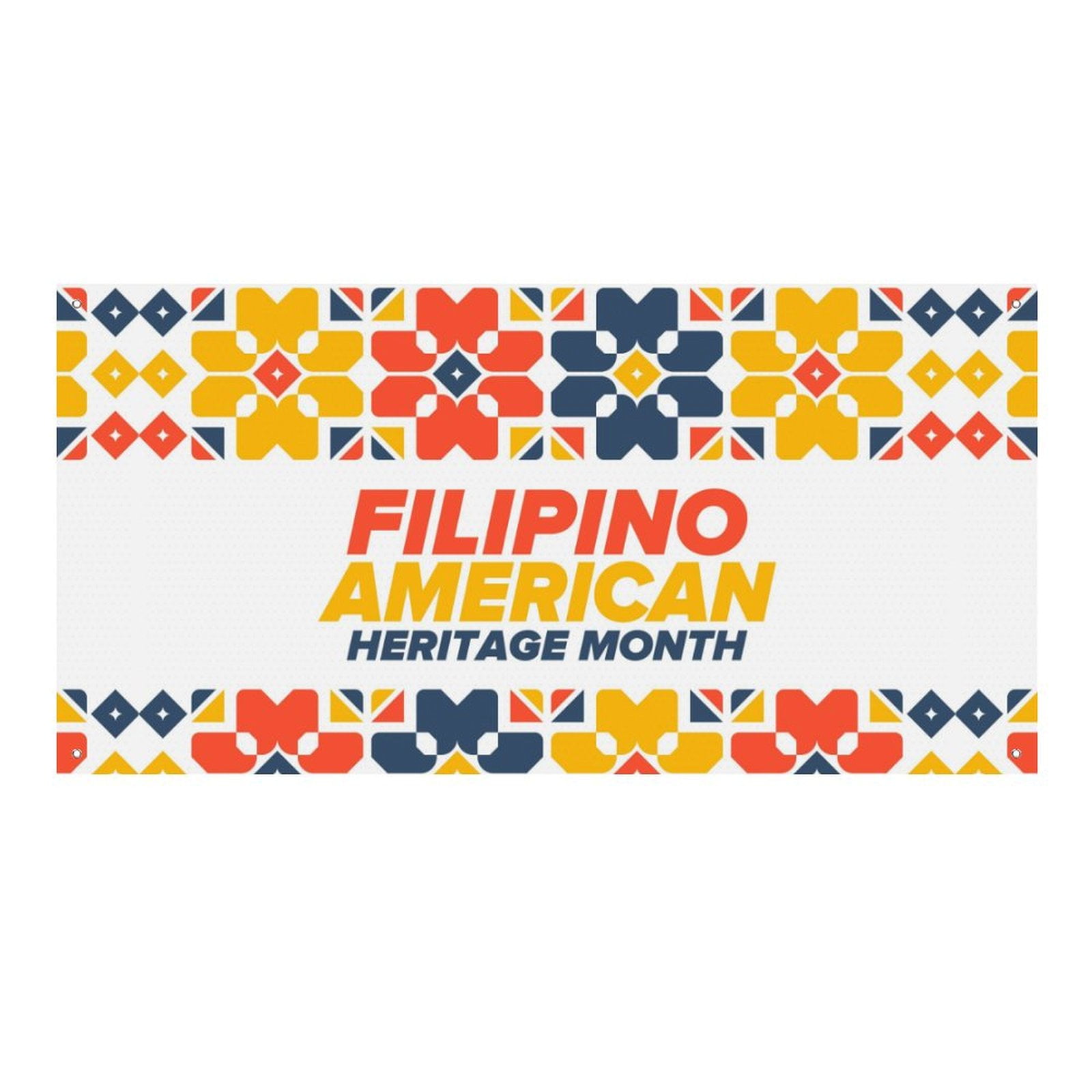 Filipino American Heritage Month Banners Flag Hanging Backdrop Sign ...