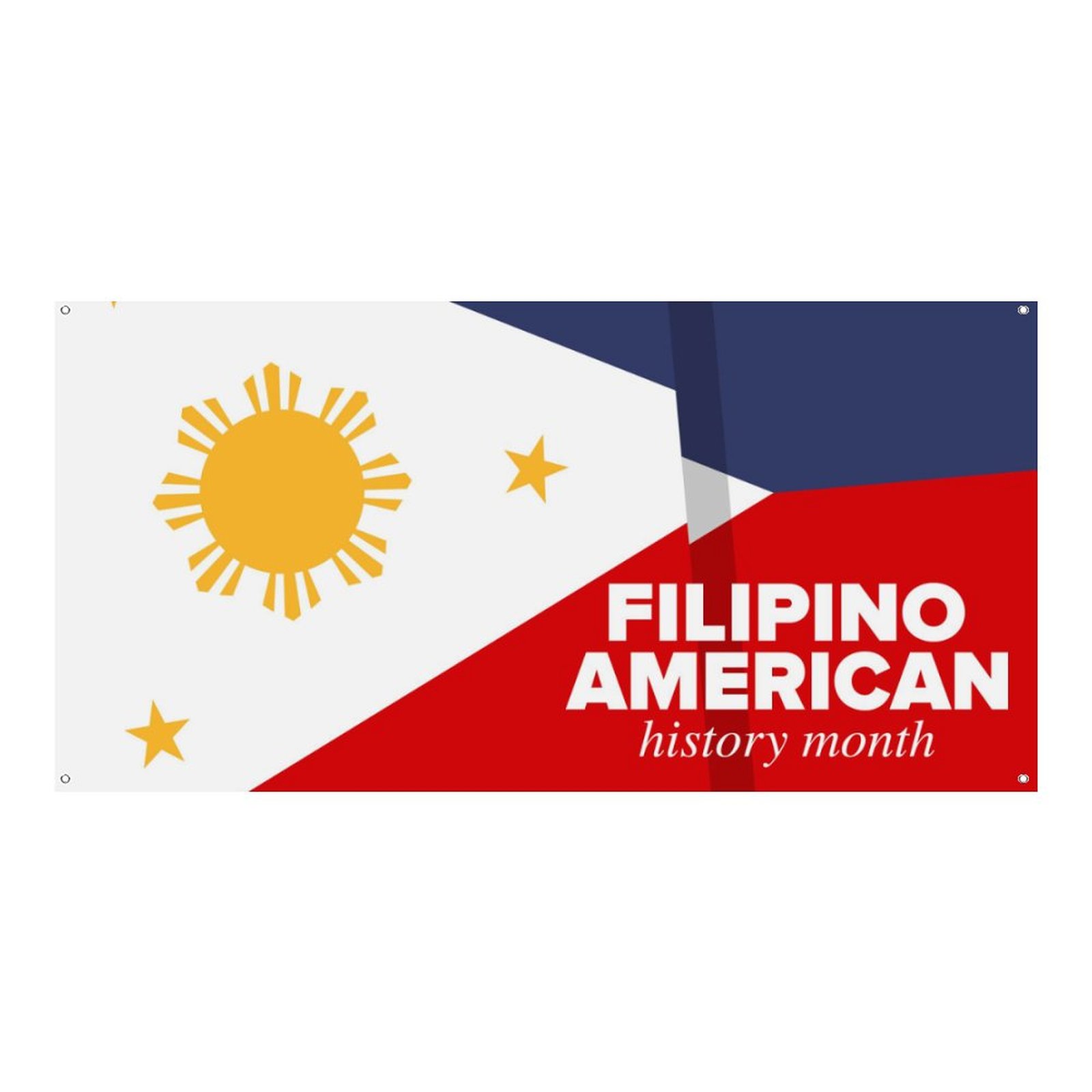 Filipino American Heritage Month Banners Flag Hanging Backdrop Sign ...