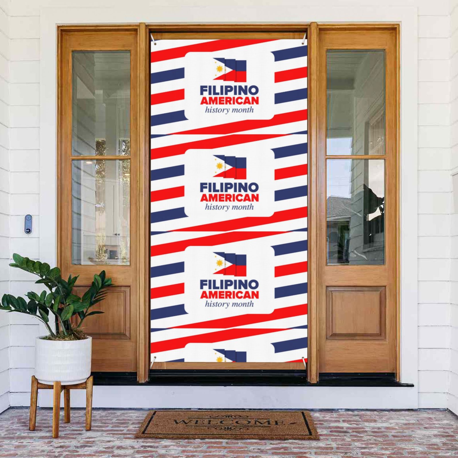 Filipino American Heritage Month Door Cover Decoration Backdrop Banner ...