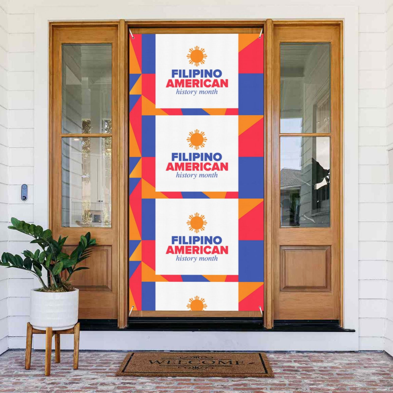 Filipino American Heritage Month Door Cover Decoration Backdrop Banner ...