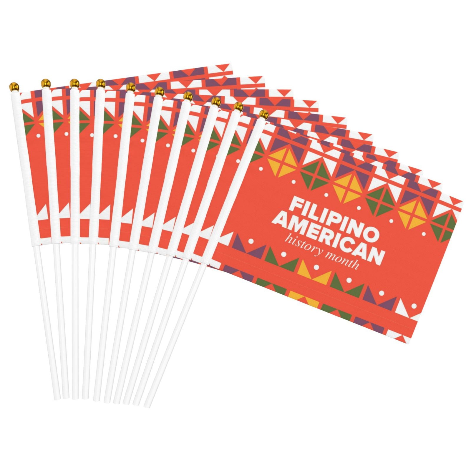 Filipino American Heritage Month Flag Small Mini Hand Held Flags Small ...