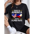 Filipino American Philippines Flags Women Men Filipino Pinoy T-Shirt ...