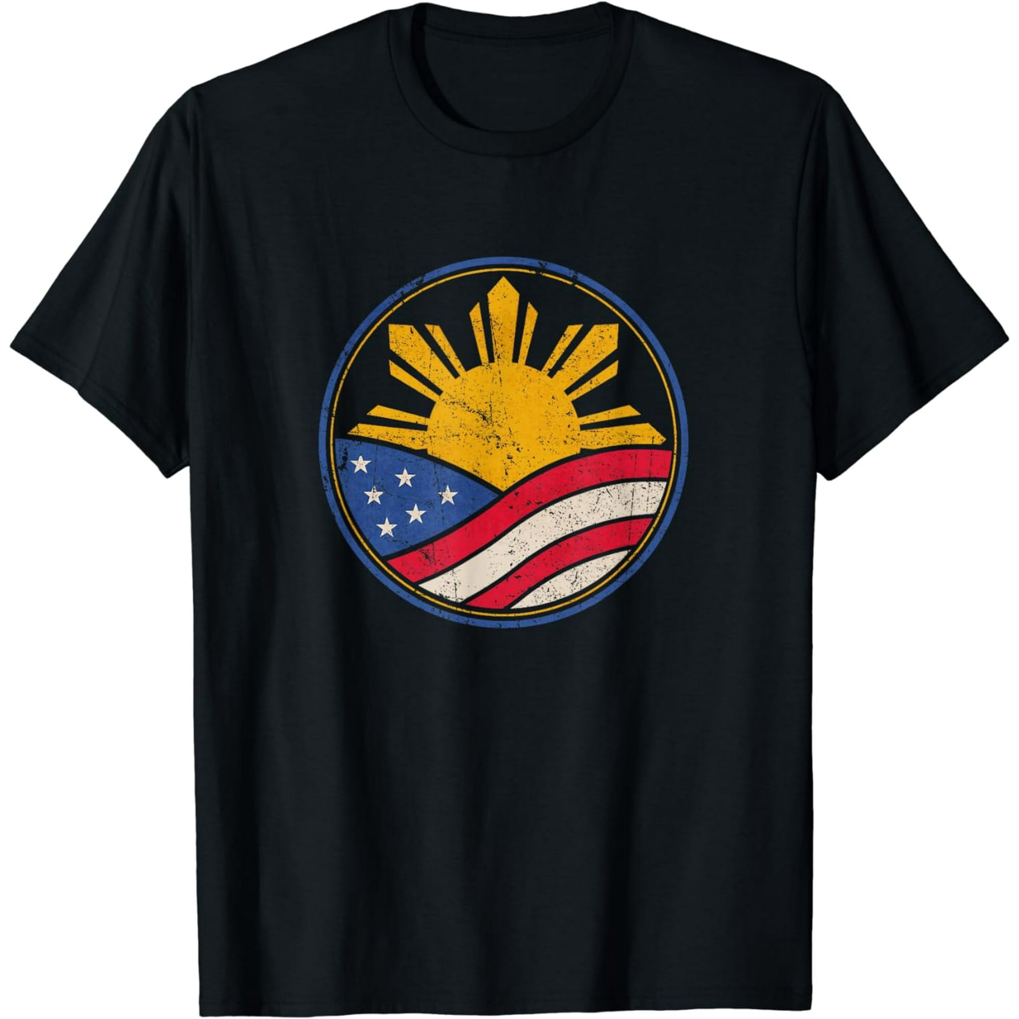 Filipino American Shirt Philippine USA Flag Pinoy Pride Tee pure cotton ...