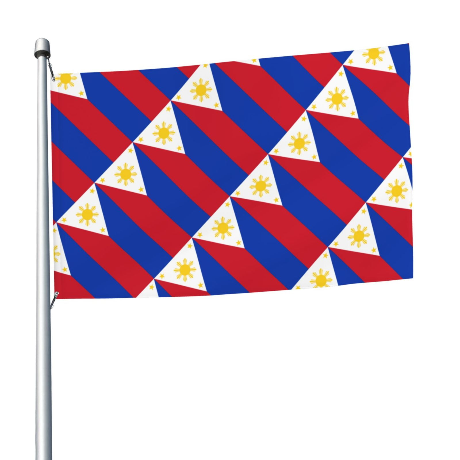 Filipino Flag Flag 5x8 Ft Print Vivid Color Light-Weighted Flags With ...