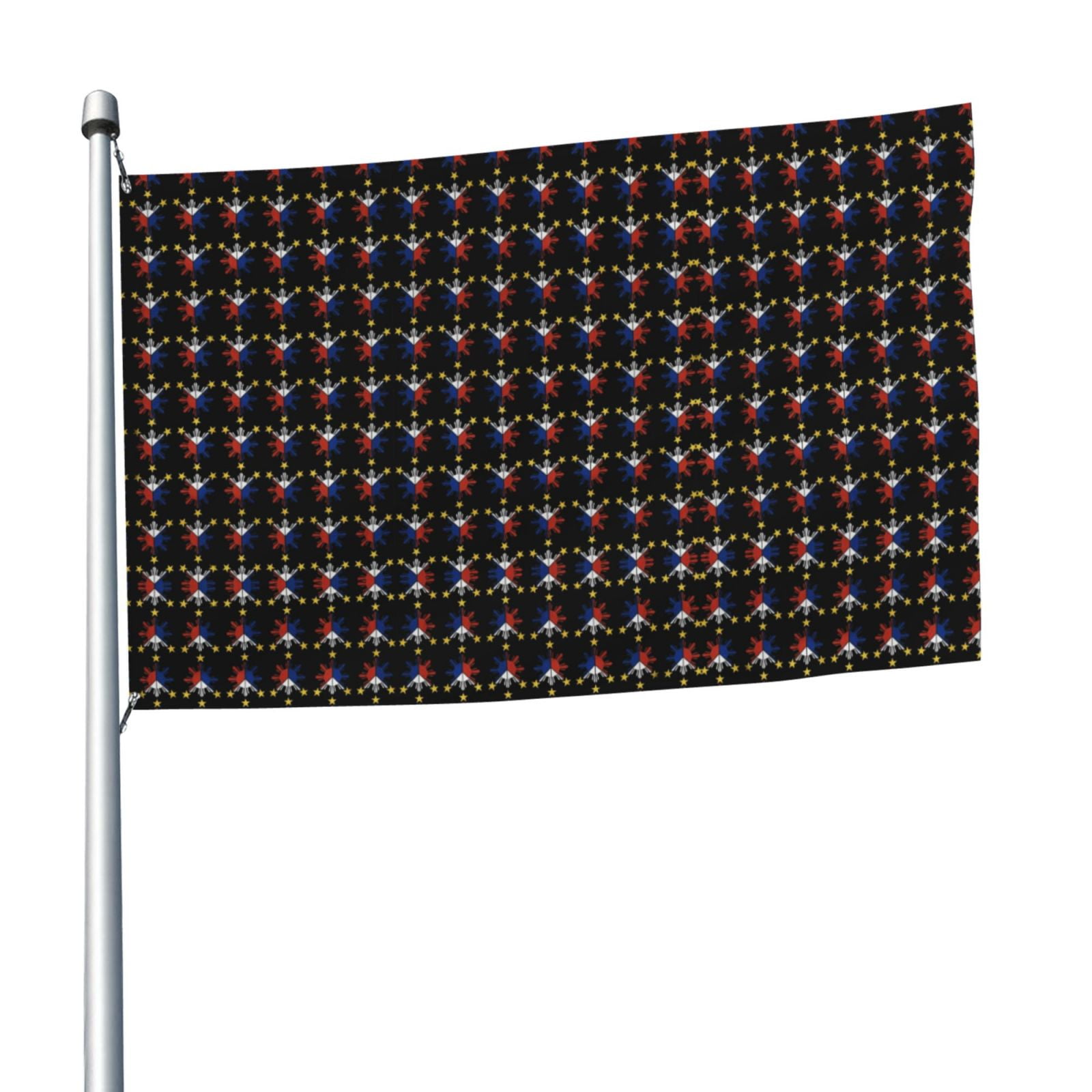 Filipino Flag Stars And Sun Flag 5x8 Ft Print Vivid Color Outdoors ...
