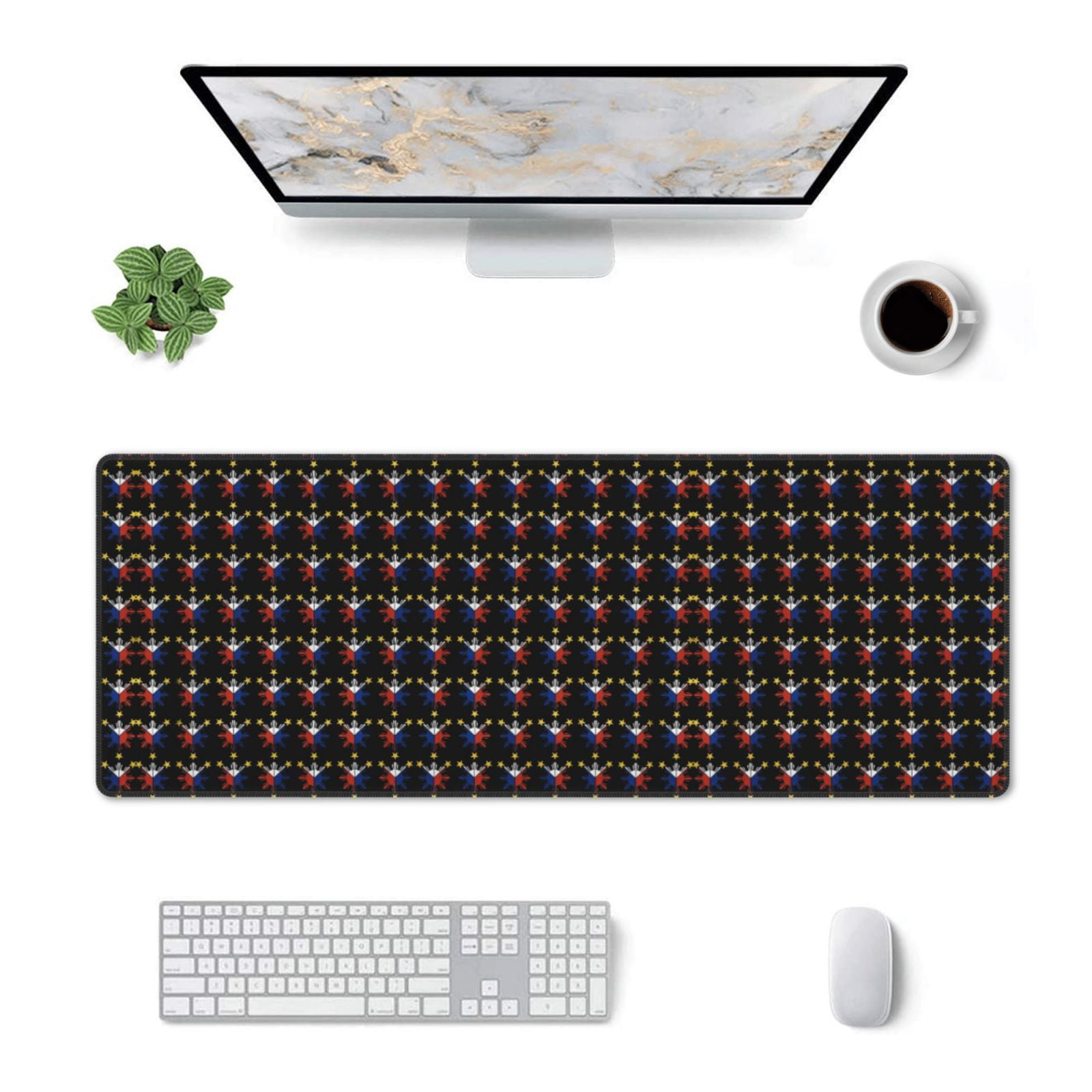 Filipino Flag Stars And Sun Large Gaming Mousepad For Office Computers ...