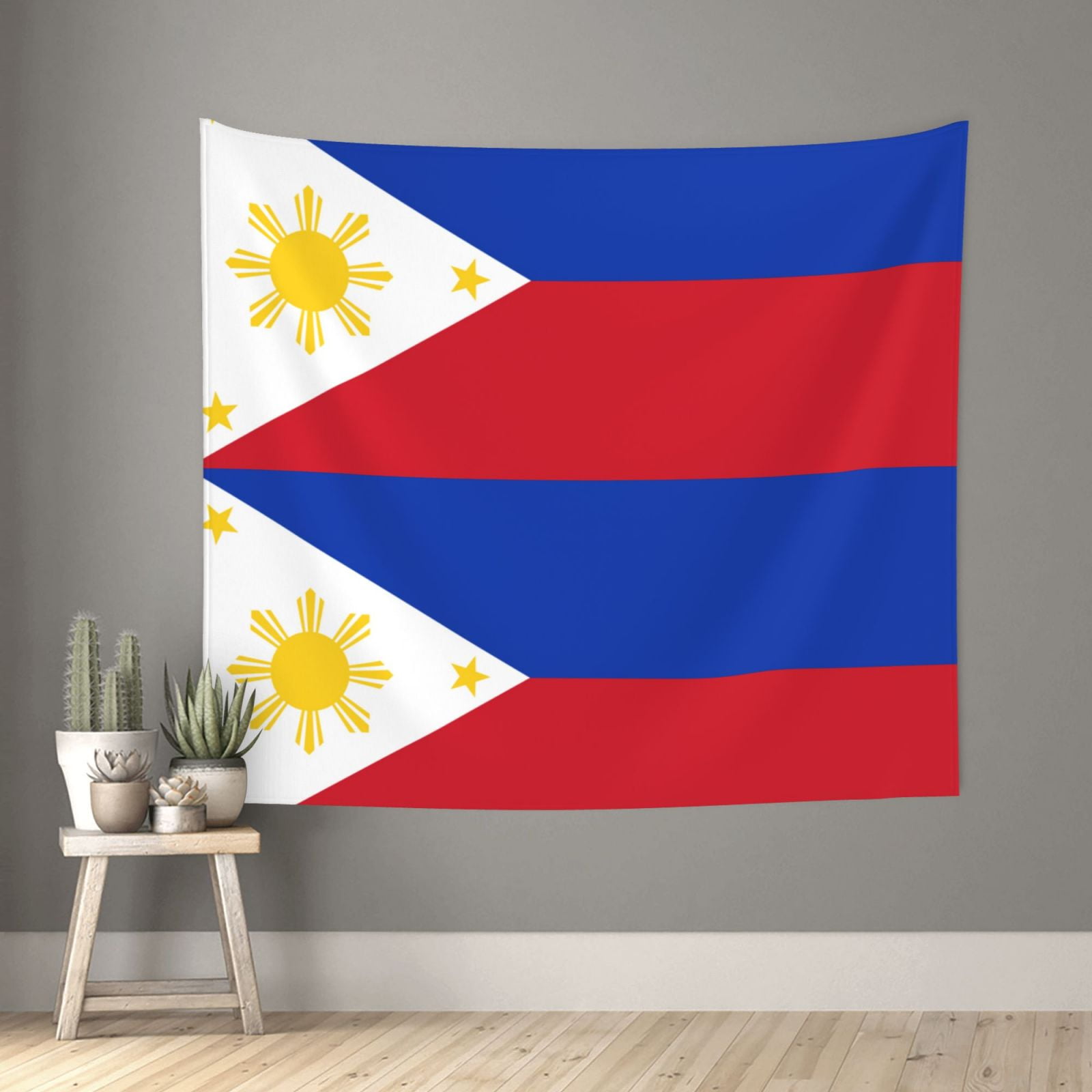 Filipino Flag Tapestry Colorful Wall Tapestry Aesthetic Tapestry Wall ...