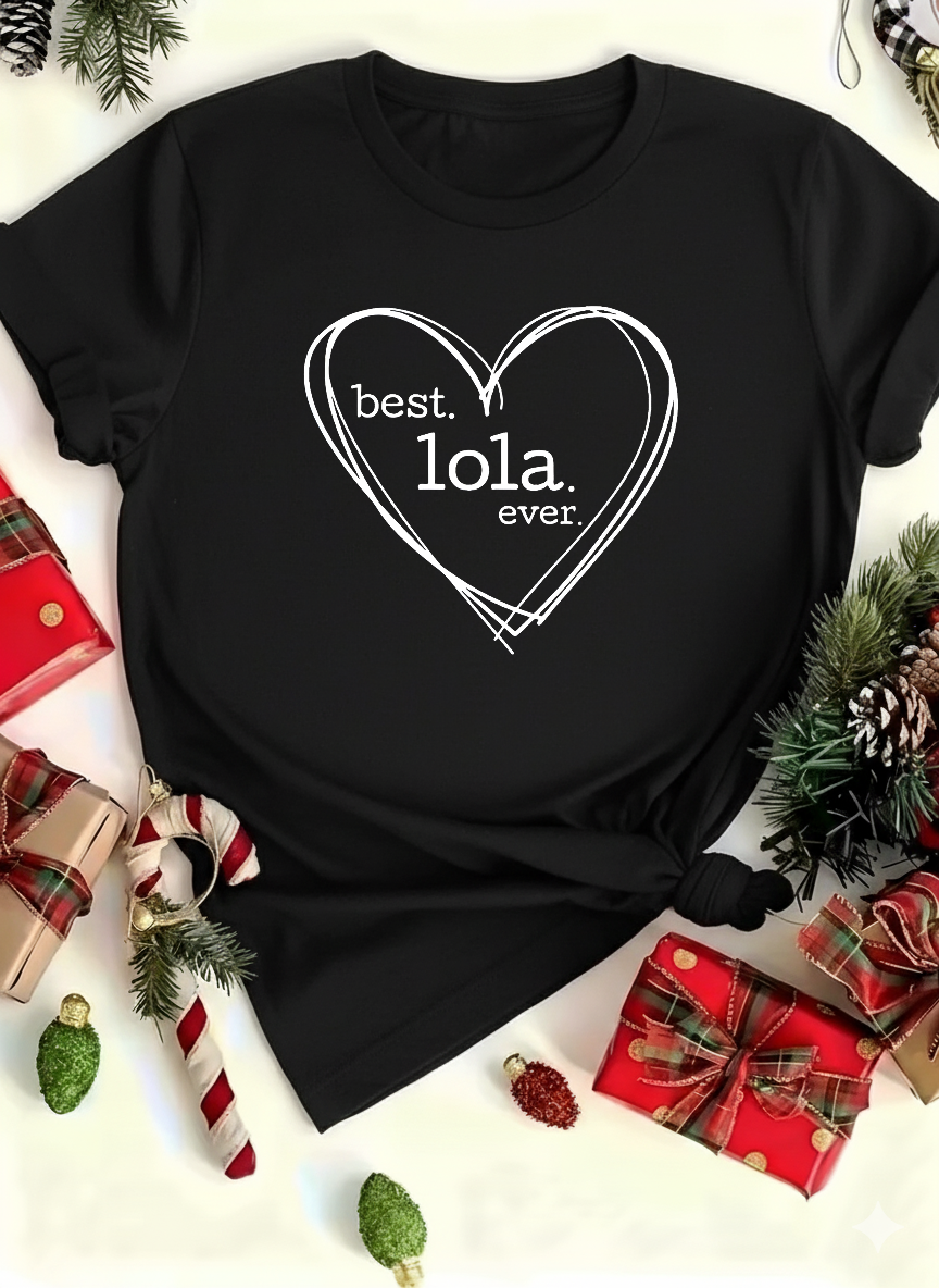 Filipino Love Best Lola Ever Cute Family Gift Unisex T-Shirt V12731 up ...