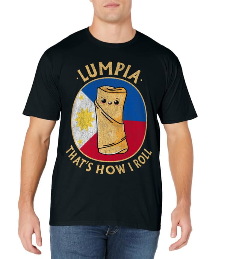 Filipino Lumpia Cute Kawaii Philippines Food Filipino Pride T-Shirt - Walmart.com