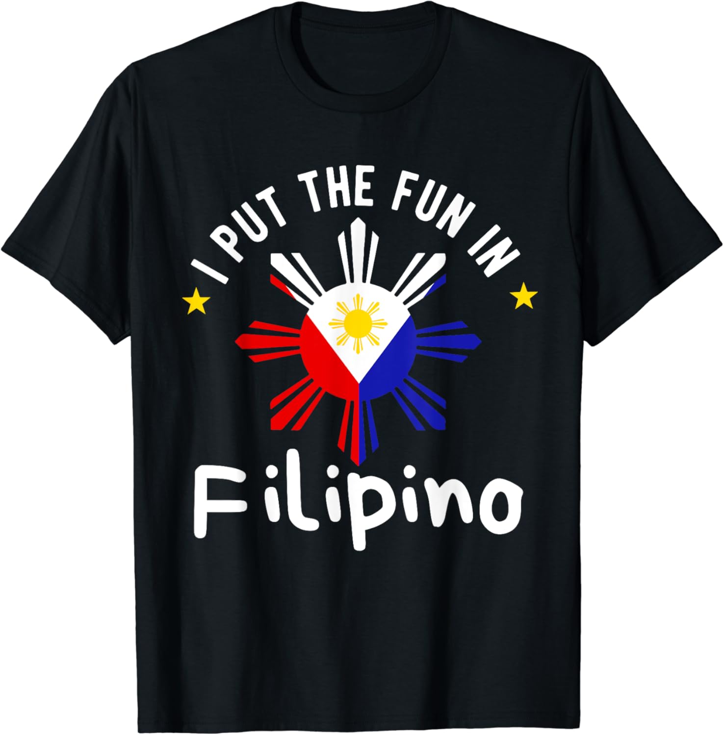 Filipino Men Women Philippines Flag Funny Pinoy pinay Pride T-Shirt - Walmart.com