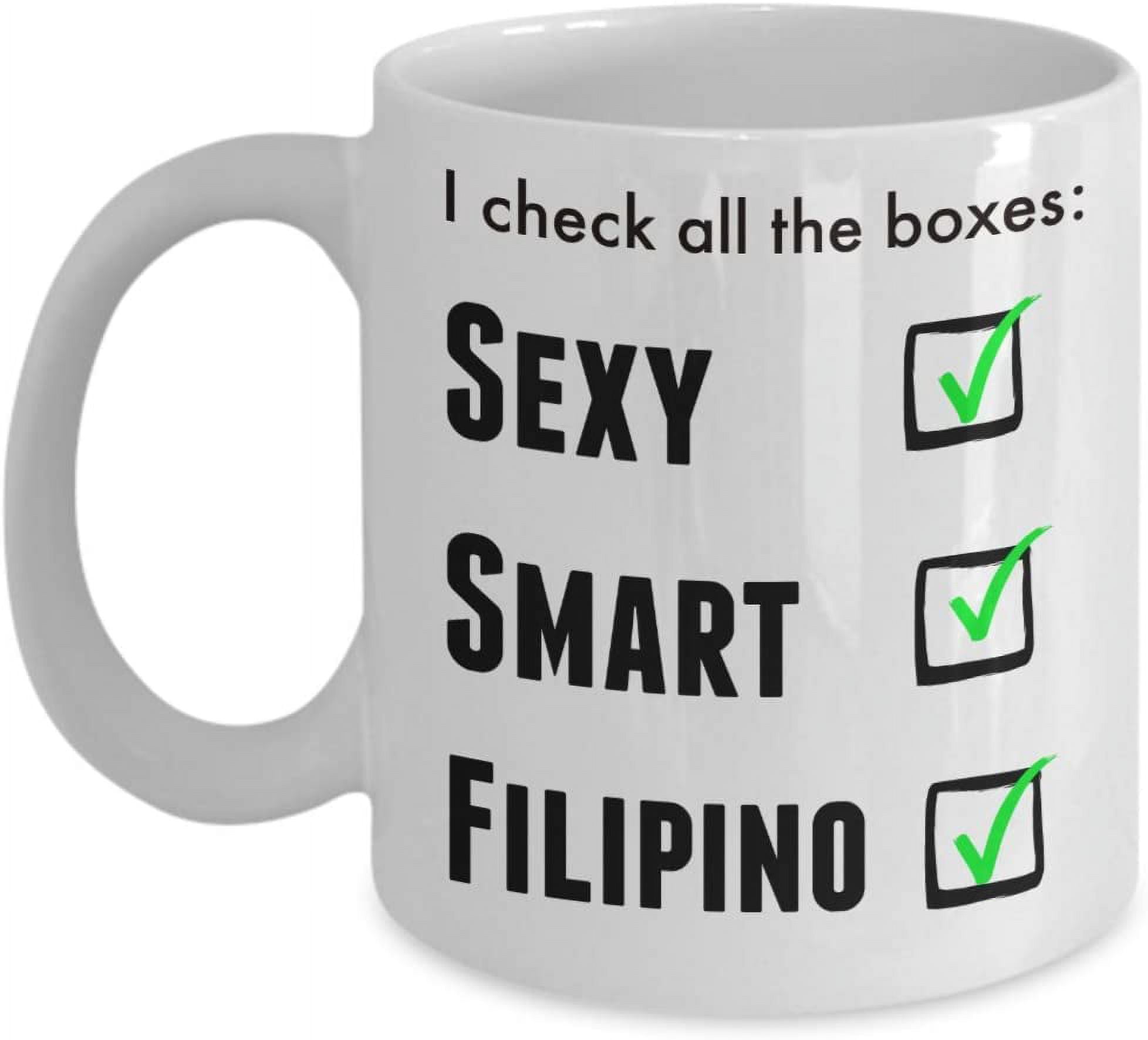 Filipino Mug - Funny Pride Coffee Cup For Men or Women - I Am Proud ...