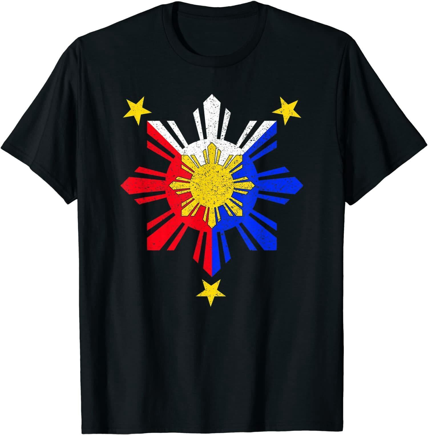 Filipino Philippine Flag Great Gift Idea Tee T-Shirt S-3XL - Walmart.com