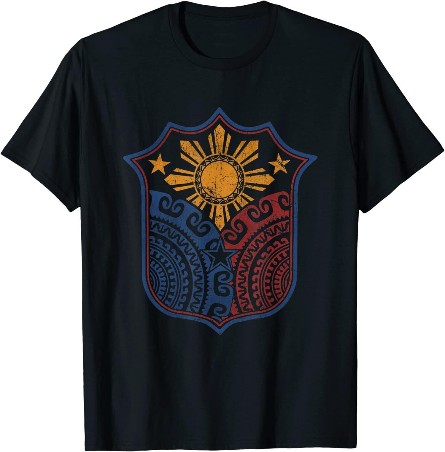 Filipino Pinoy Pride Shirt Mandala Tribal Proud Philippines T-Shirt ...