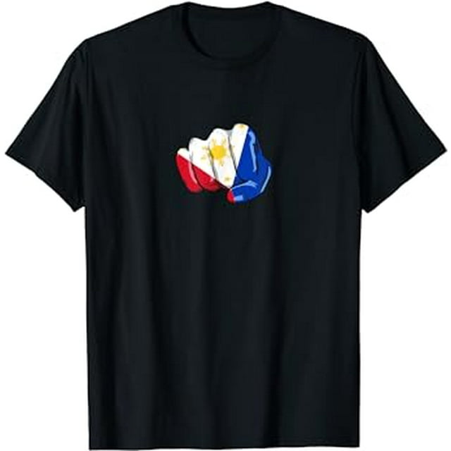 Filipino Pinoy flag Respect Universal Language Hand Gift T-Shirt ...