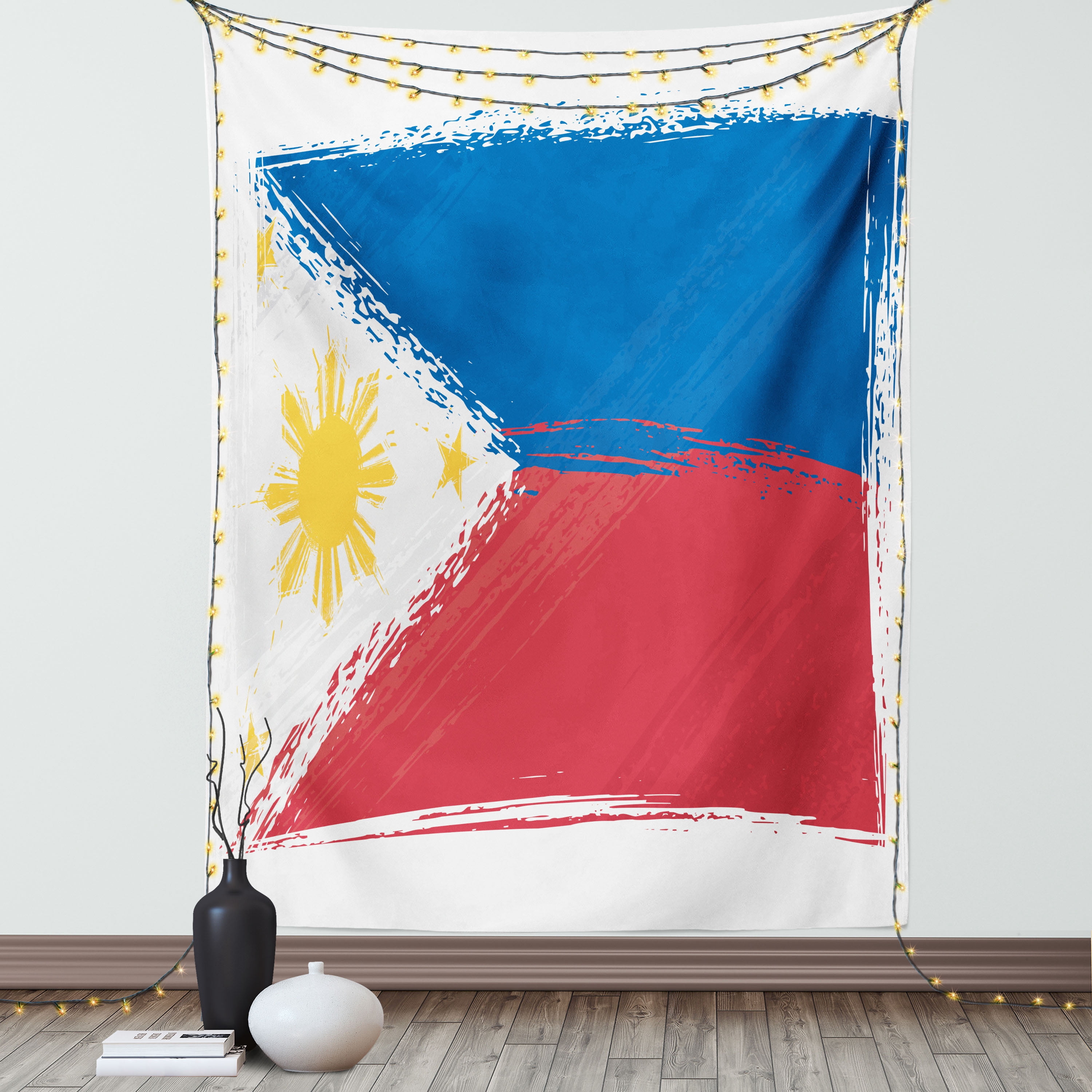 Filipino Tapestry, Artistic Brush Stroke Style Grungy Philippines ...