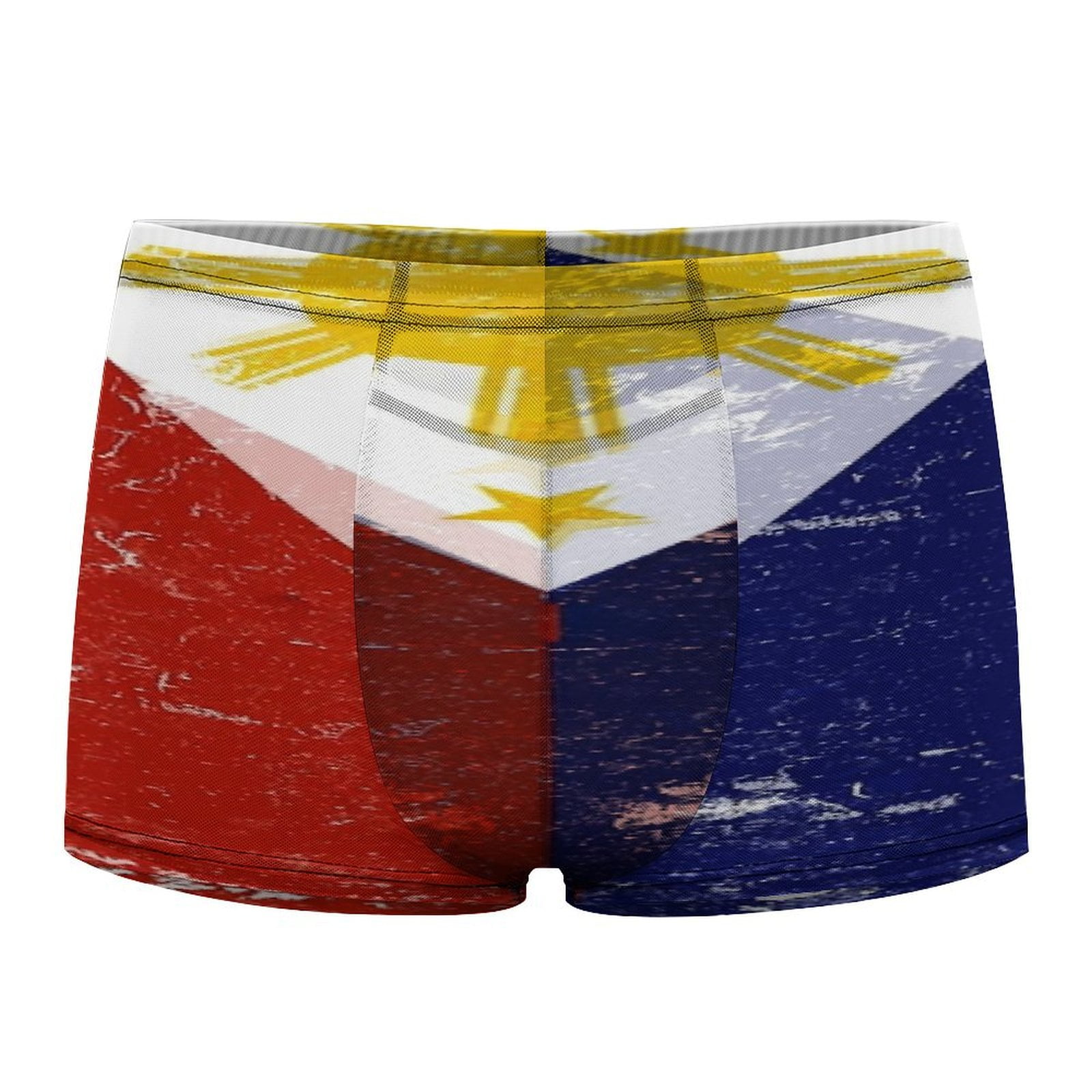 Filipino Vintage Distressed Philippines Flag Men's Mesh Boxer Briefs ...