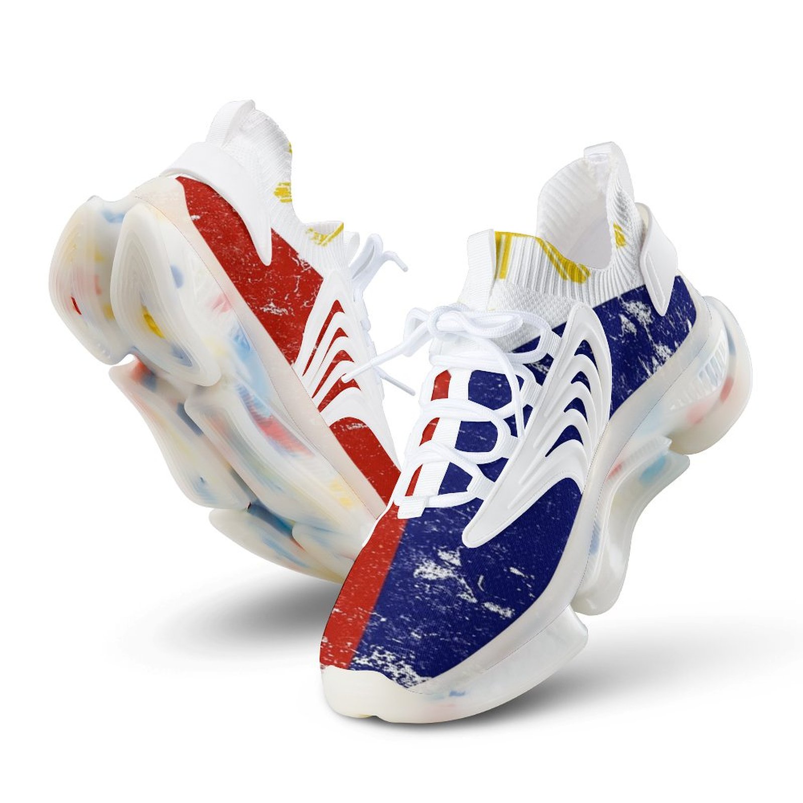 Filipino Vintage Distressed Philippines Flag Walking Shoes for Men ...