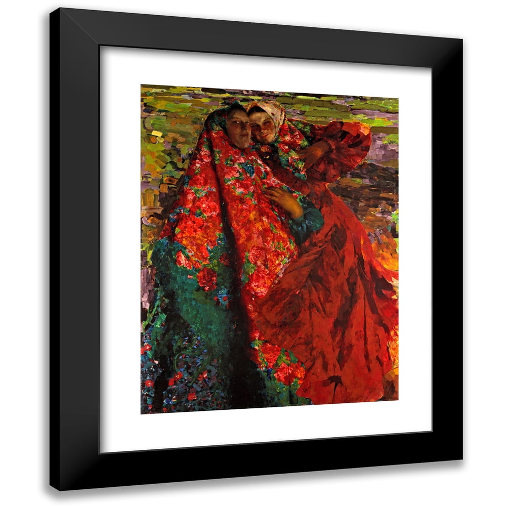Filipp Malyavin 12x14 Black Modern Framed Museum Art Print Titled ...