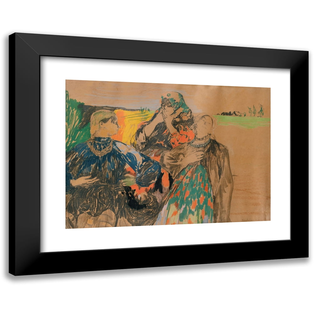 Filipp Malyavin 24x18 Black Modern Framed Museum Art Print Titled ...
