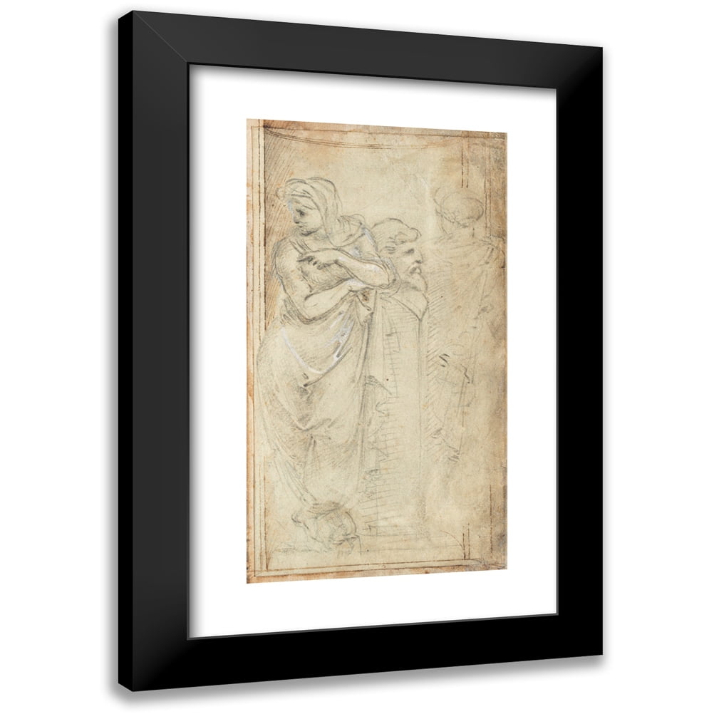 Filippino Lippi 9x14 Black Modern Framed Museum Art Print Titled - Two ...
