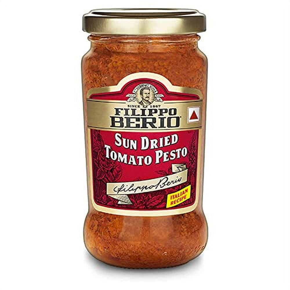 Filippo Berio Pesto, Sun Dried Tomato, 6.7 Ounce Glass Jar - Walmart.com