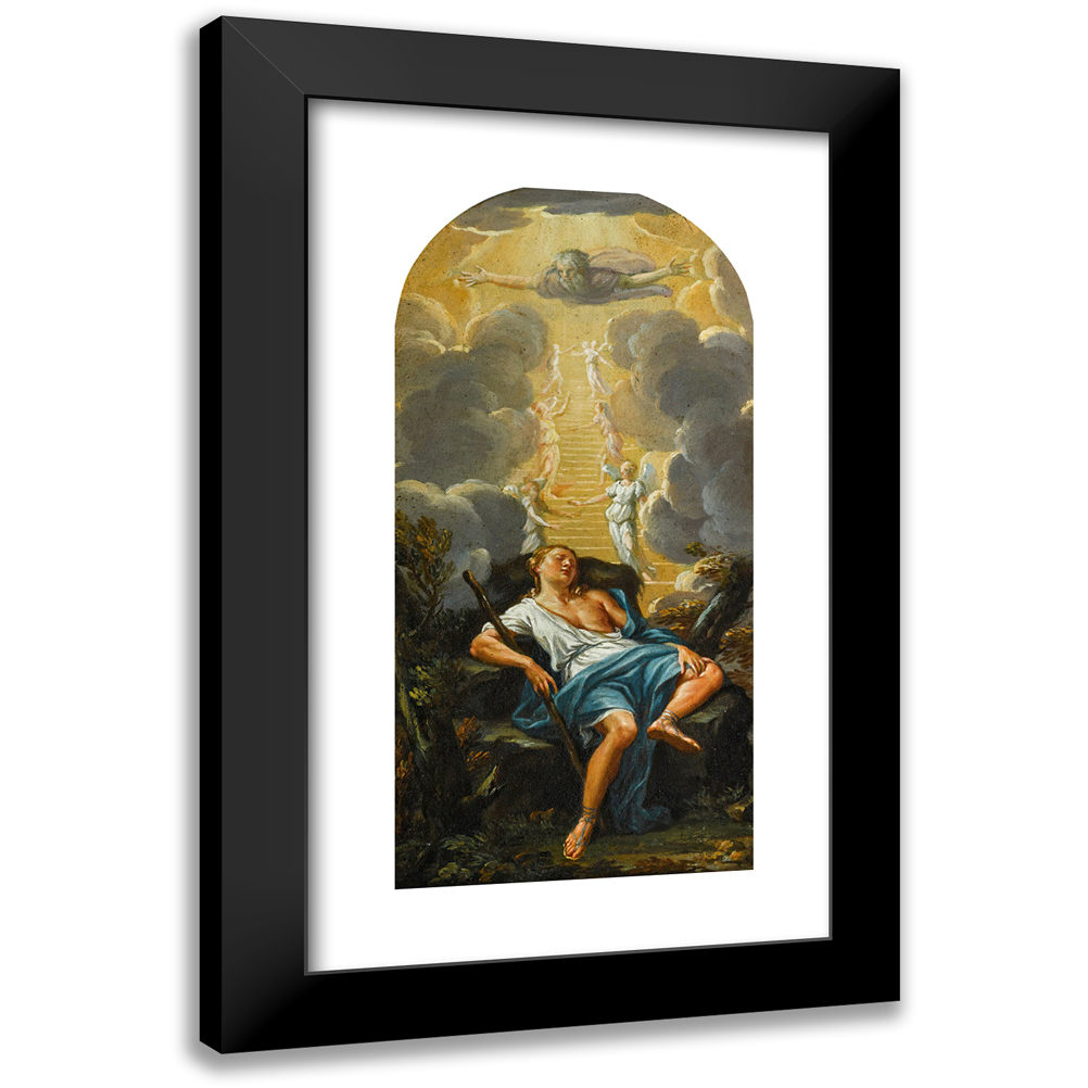 Filippo Lauri 14x24 Black Modern Framed Museum Art Print Titled - Jacob ...