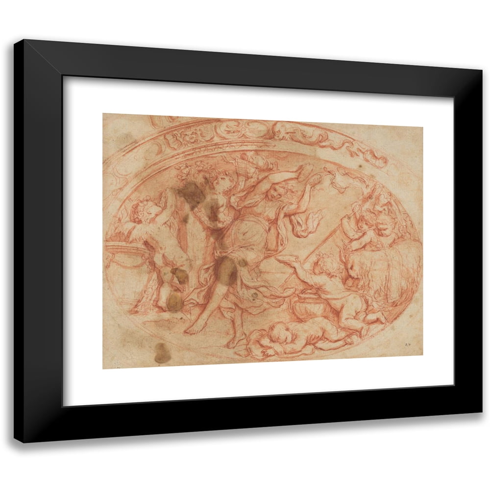 Filippo Lauri 24x20 Black Modern Framed Museum Art Print Titled ...