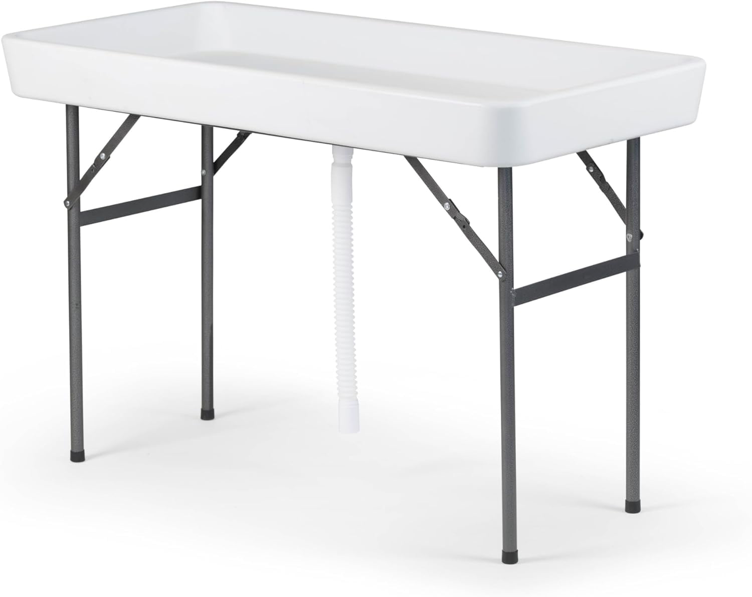 Fill and Chill Ice Cooler Folding Table with Large Sink and Drain for ...