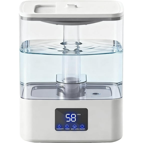 Fill Humidifiers for & 60H Runtime - Cool Mist Humidifier, 3 Mist ...