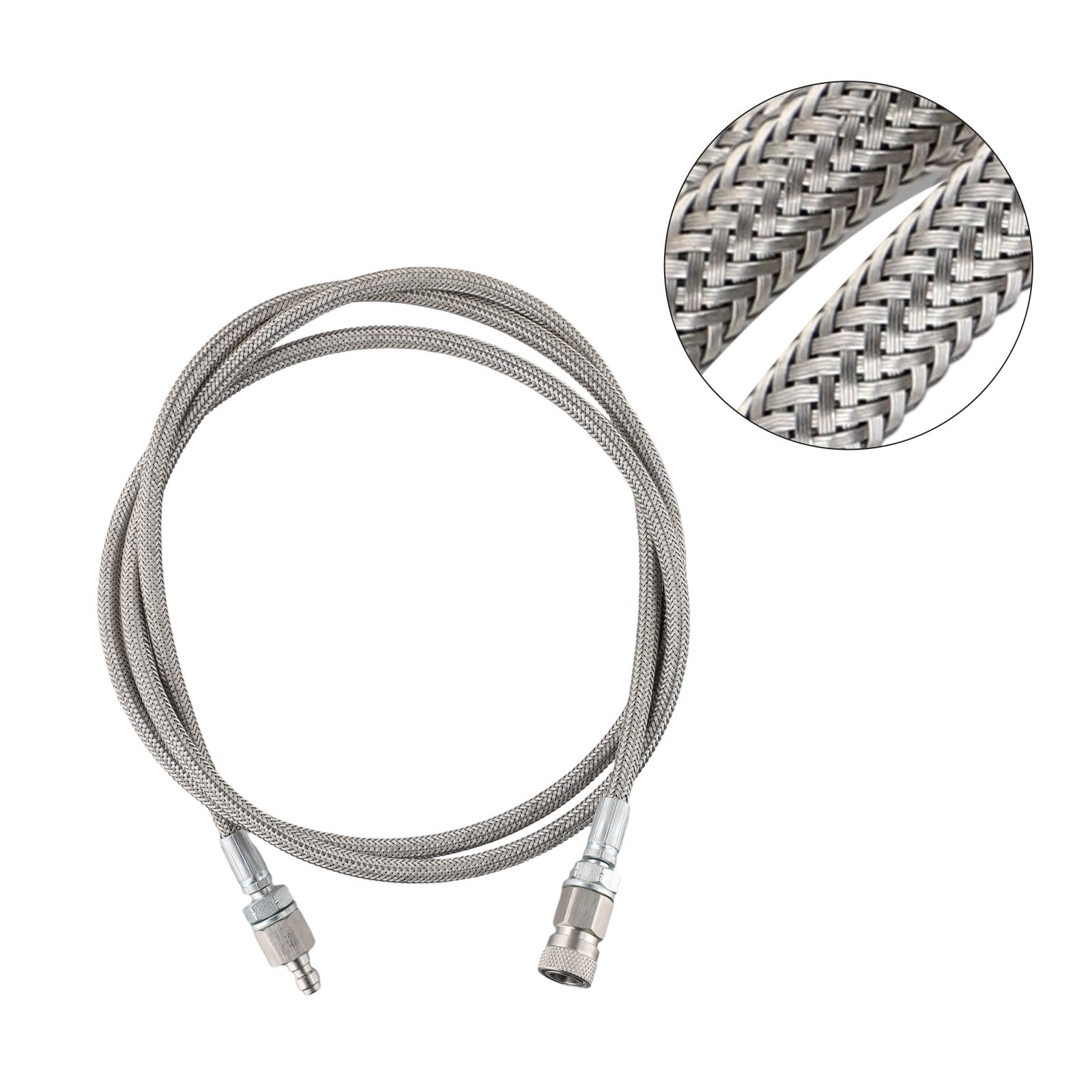 Fill Whip Hose Extension Pcp - 60 Inch Stainless Steel Charging - Walmart.com