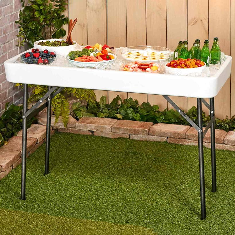 Fill and Chill Table Picnic, BBQ, Party - Walmart.com