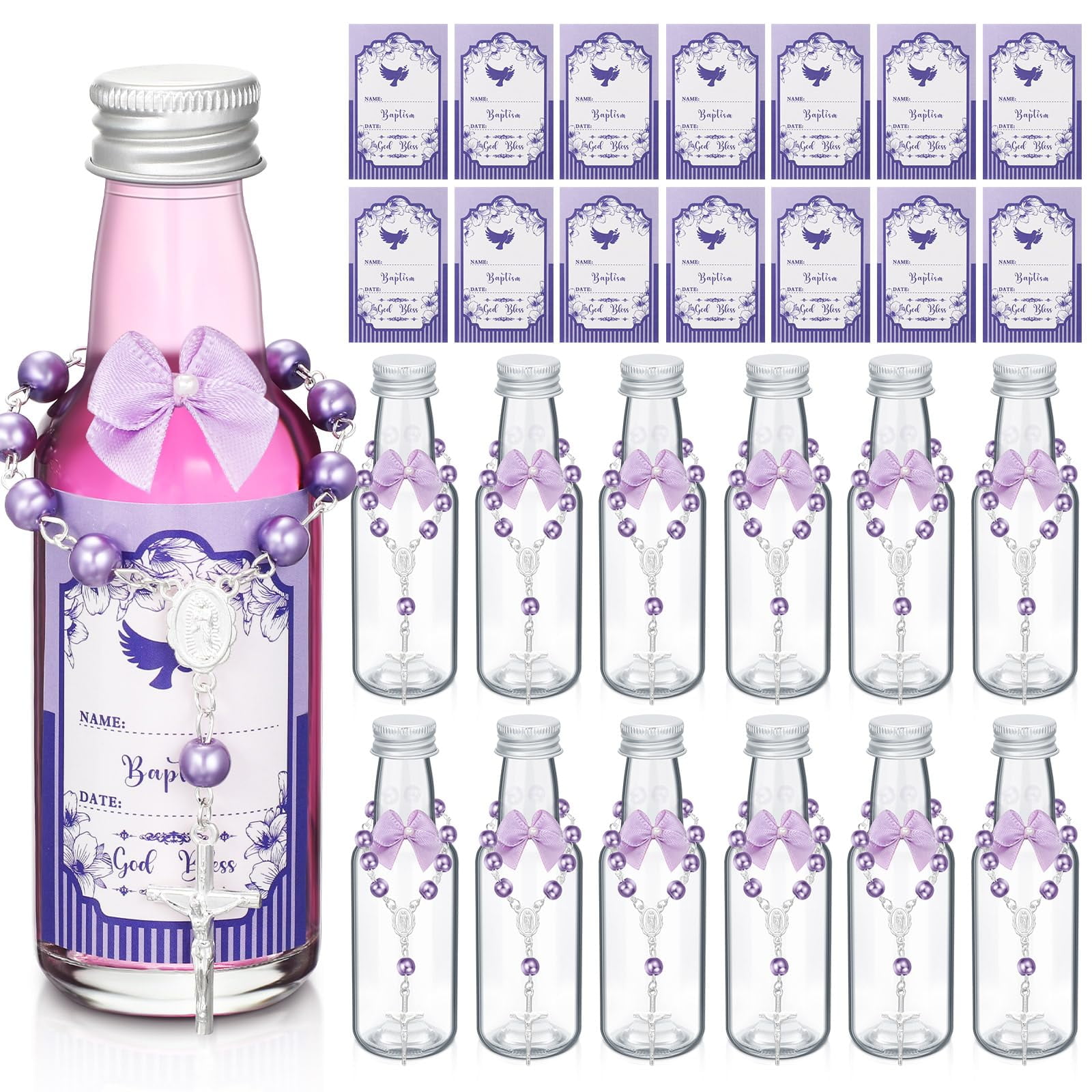 FillTouch 12 Sets Catholic Holy Water ATT1Bottle Baptism Set Baptism ...
