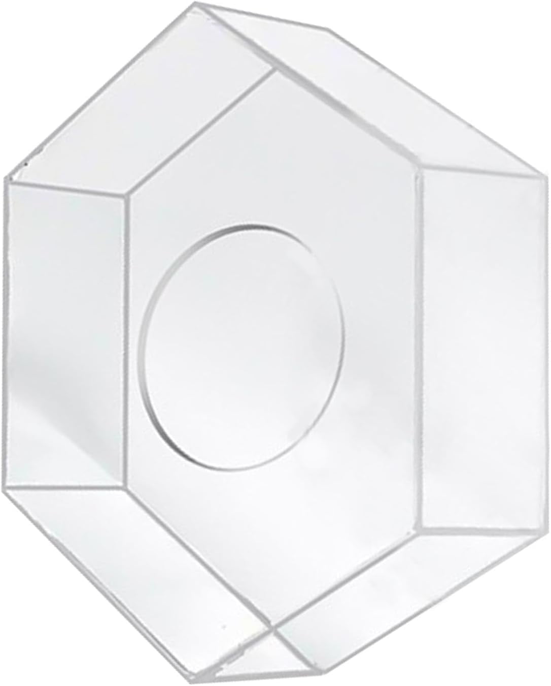 Fillable Acrylic Cake Stand Fillable Cake Display Box Hexagon Cylinder ...