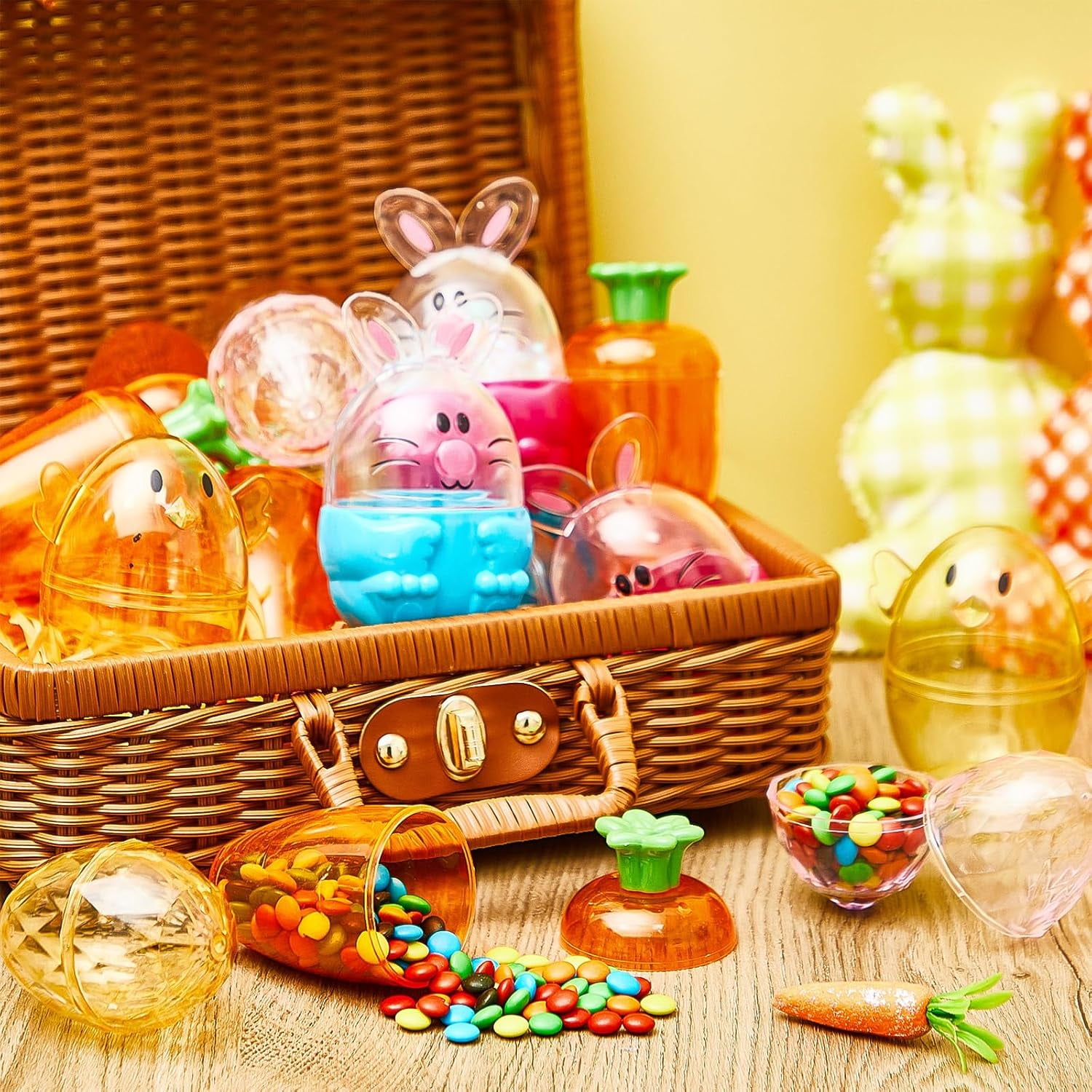 Fillable Easter Carrots Containers Empty Plastic Carrot Easter Eggs ...