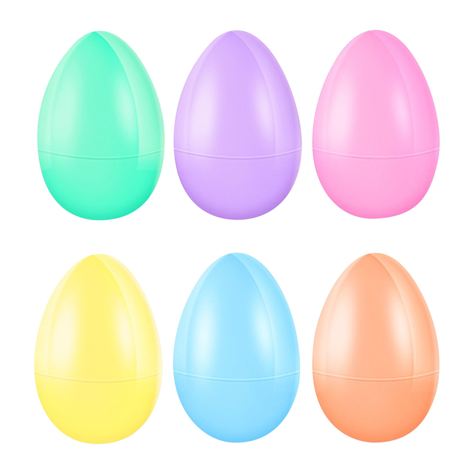 Fillable Easter Eggs Bulk Colorful Bright Plastic Easter Eggs with ...