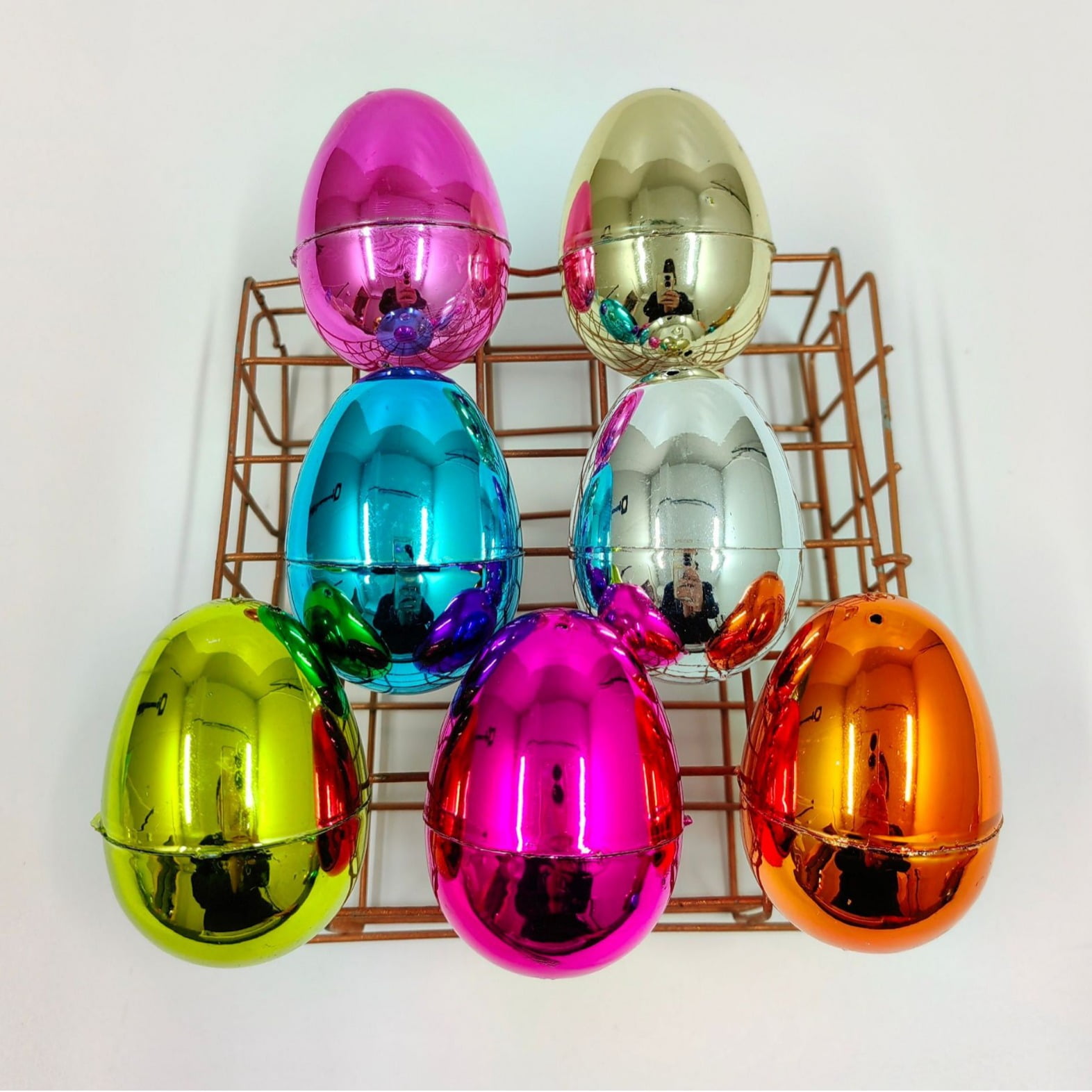 Fillable Empty Easter Eggs, Bright Colored Plastic Eggs Bulk, Perfect for Easter Egg Hunt ...