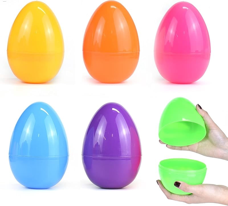 Plastic Eggs Fillable 36 Count Plastic Easter Eggs - 3.15 Inch Fillable ...