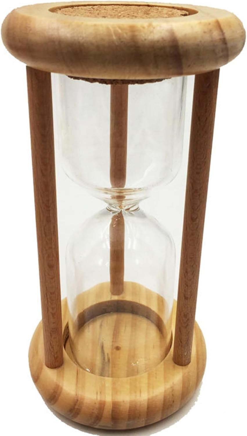 Fillable Hourglass Sand Timer: Wooden Frame Hourglass Timer Without ...