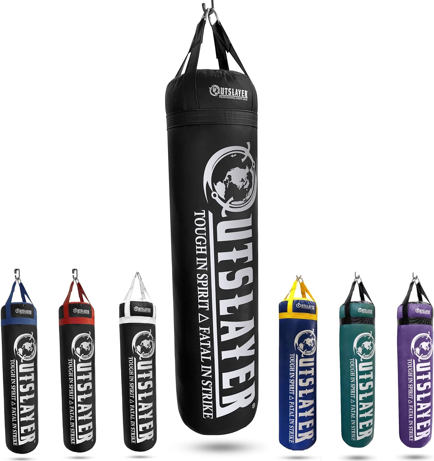 Filled Punching Bag 100 lbs Heavy Bag | Kicking & Boxing Bag for Boxing ...