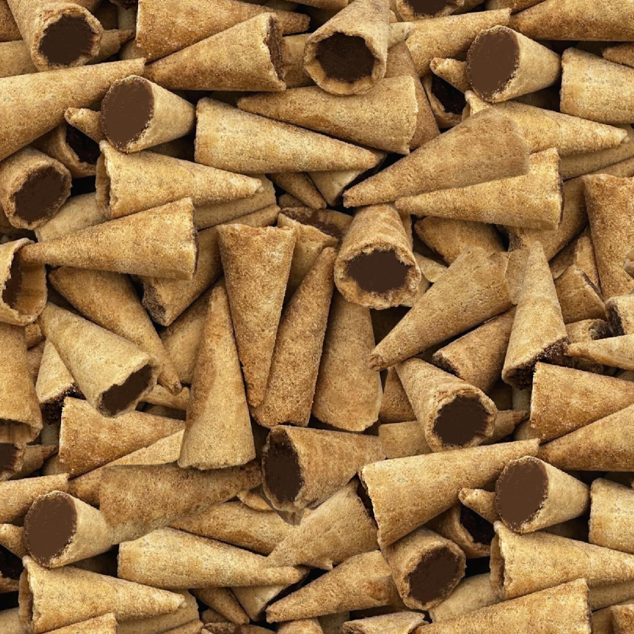 Filled Wafer Cones 1.5-Pound RRF12 Pack - Mini Waffle Cone Snack - Milk ...