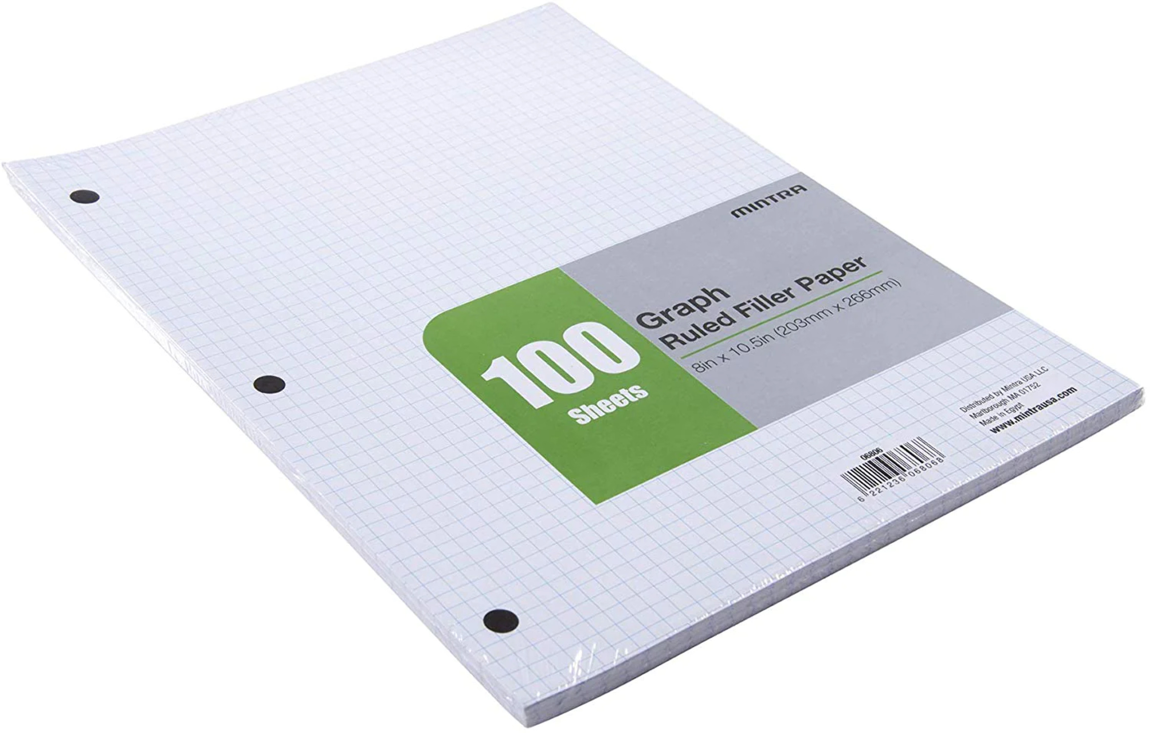 Norcom Filler Paper, Graph Ruled 4x4, 80 Pages, 8" x 10.5", 78554 ...